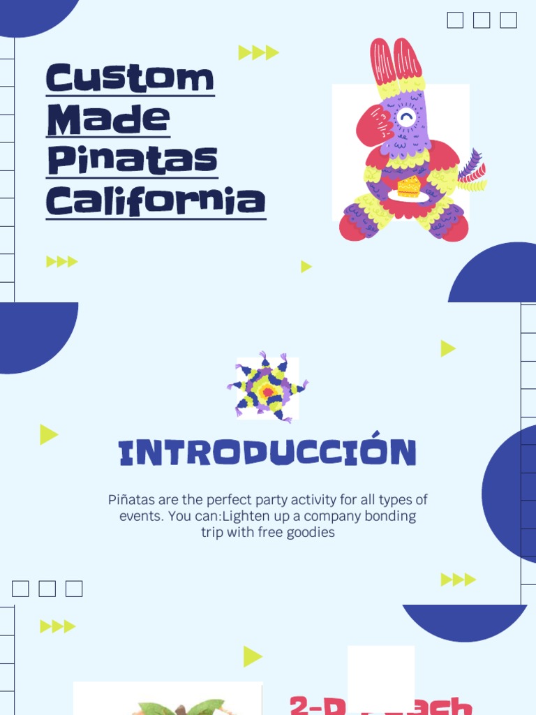 Custom Made Pinatas California | PDF