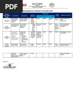 Mathematics Action Plan | PDF | Teachers | Educational Assessment
