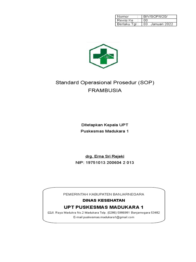 Sop Frambusia | PDF
