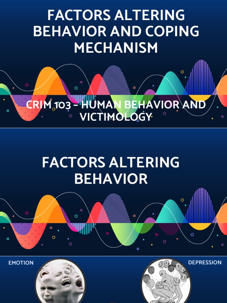 Factors Influencing Behavior and Coping | PDF | Emotions | Stress (Biology)