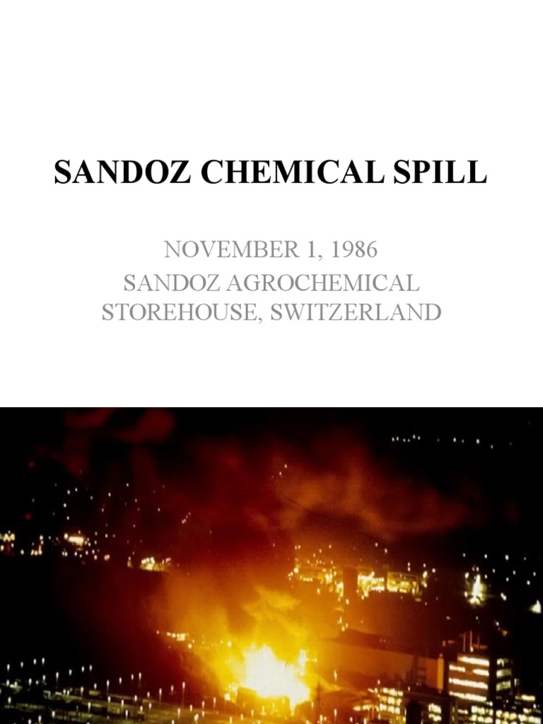 SANDOZ CHEMICAL SPILL | PDF
