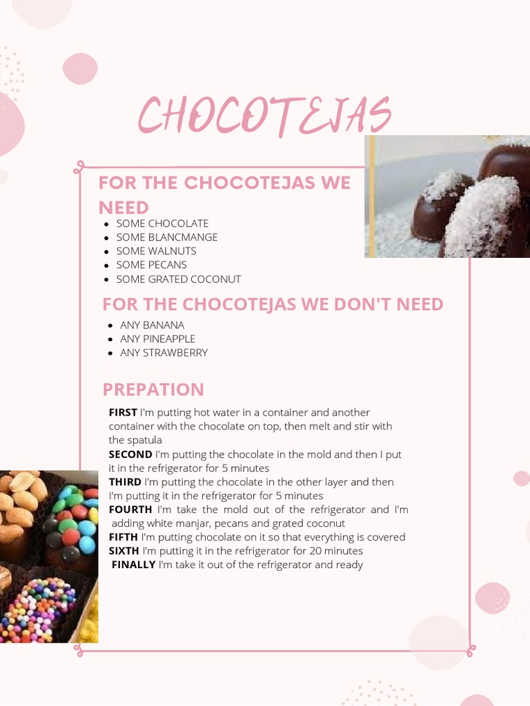 Chocotejas: For The Chocotejas We Need | PDF