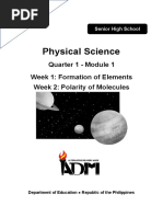 Physical Science Quarter 2 Module 2 | PDF