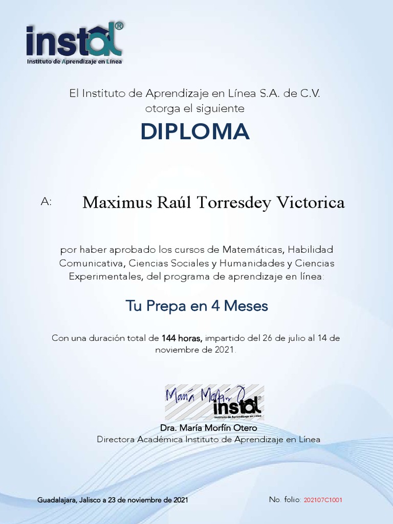 Diploma Jul C1 2021 1 | PDF