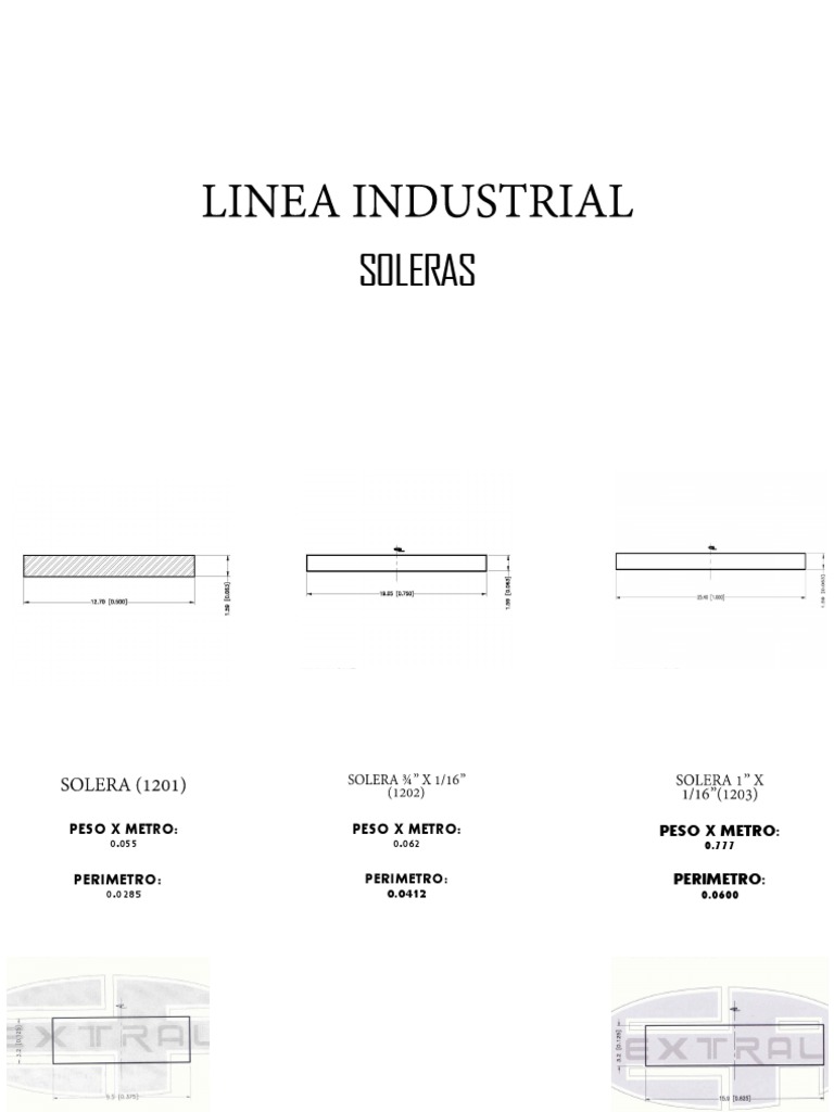 Solera Aluminio Industrial Catalogo | PDF
