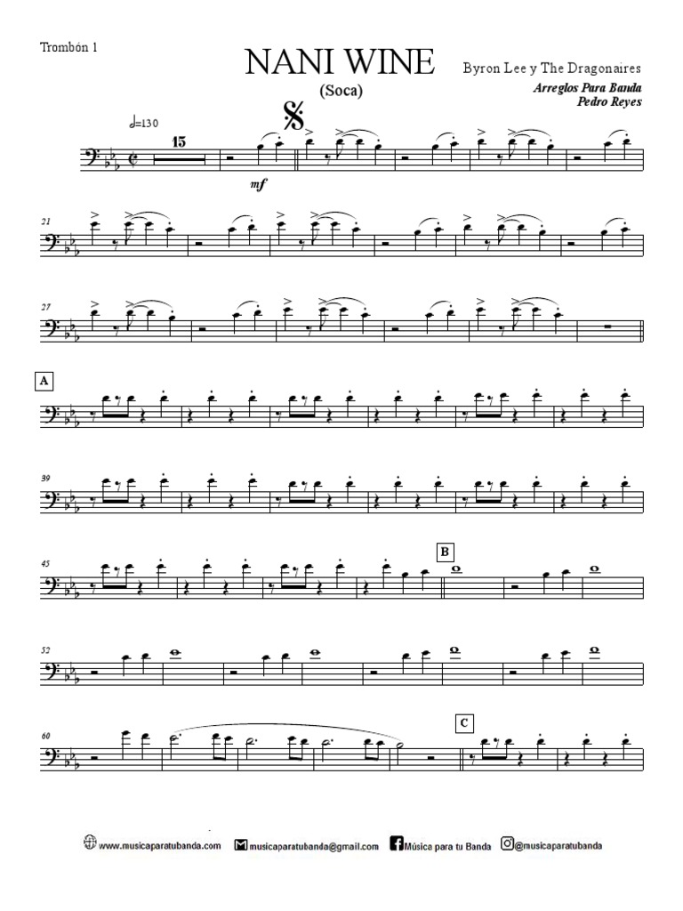 Trombón 1 - Nani Wine | PDF