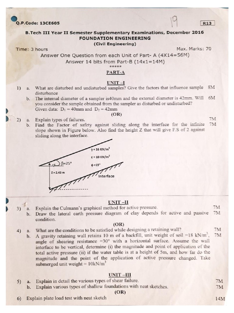 Old Question Paper 05 | PDF