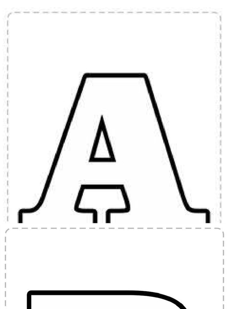 MOLDES DE LETRAS | PDF