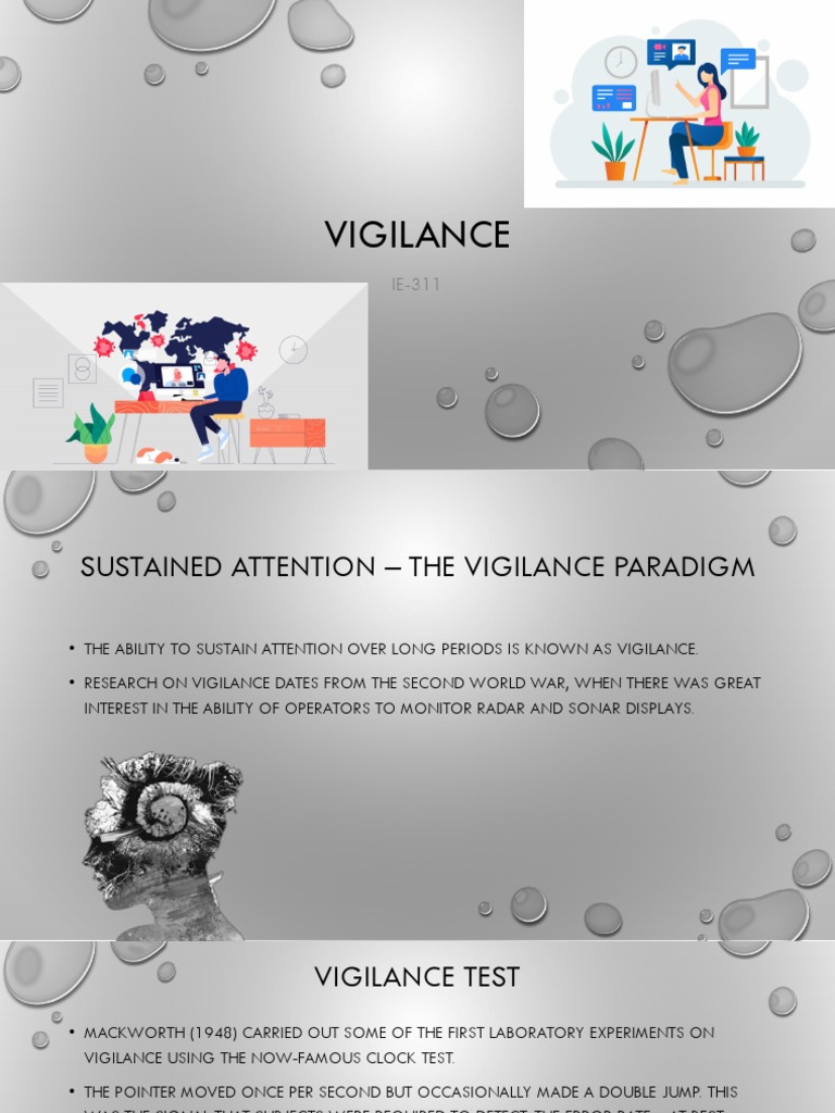 Vigilance | PDF | Mental Processes | Cognitive Science