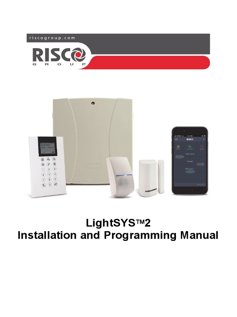 LightSYS2 - Installation and Programming Manual | PDF | Security Alarm | Power Supply