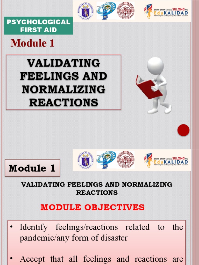 MODULE 1 Validating Feelings | PDF | Feeling | Psychological Trauma MODULE 1 Validating Feelings | PDF | Feeling | Psychological Trauma