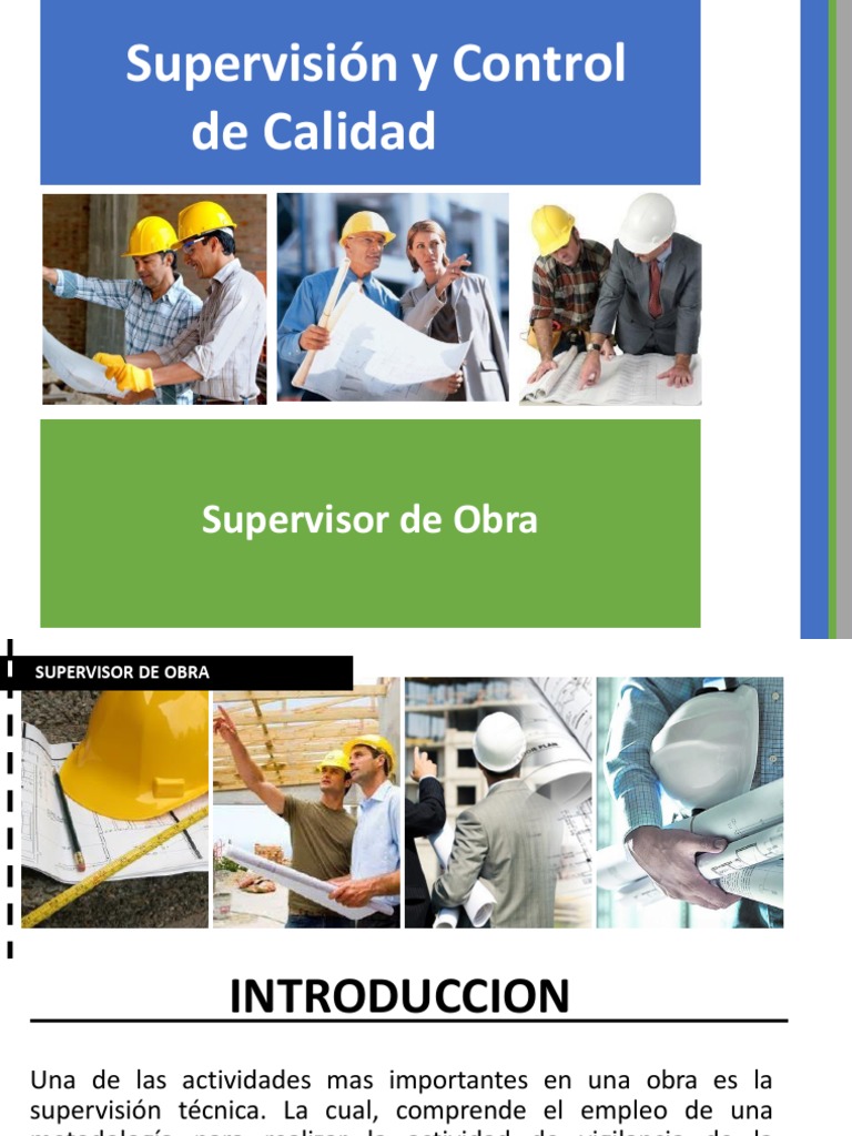 Supervisor de Obra | PDF | Contratista general | Presupuesto
