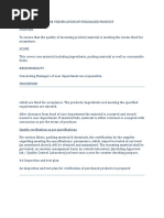 Sop 9 Product Traceability Procedure Pdf Information Technology