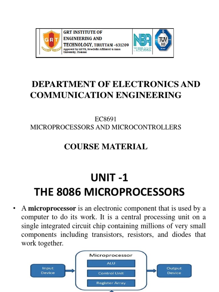 Ec8691 MPMC | PDF | Assembly Language | Subroutine