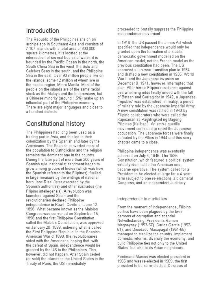 1899-malolos-convention-constitution | PDF | Corazon Aquino ...