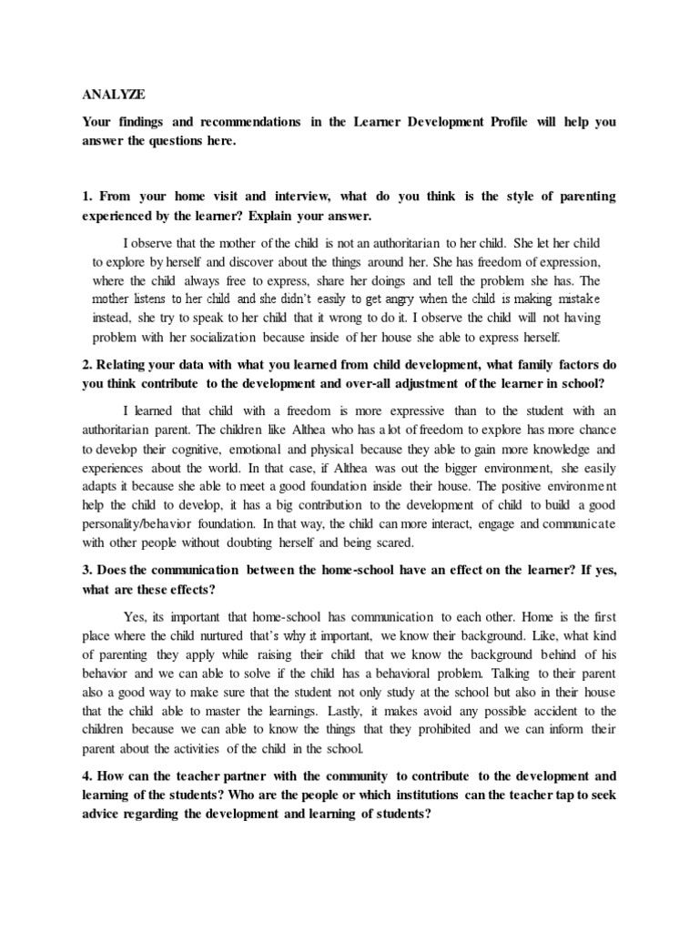 Field Study 1 (Episode4) | PDF | Learning | Teachers