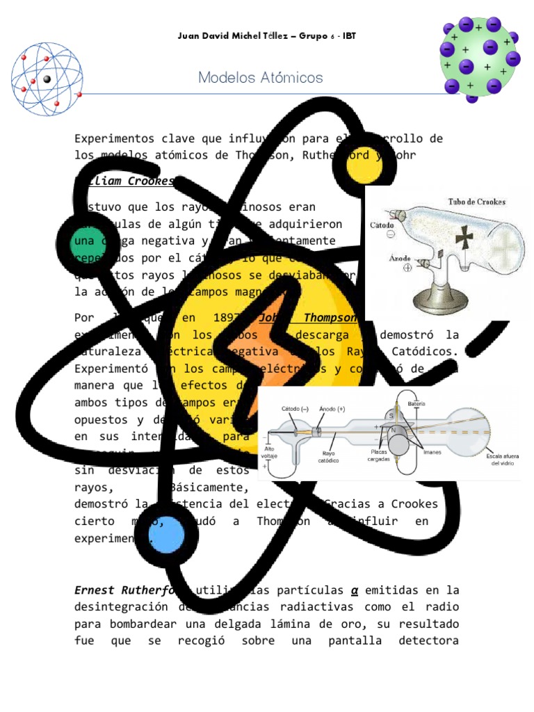 Modelos Atómicos | PDF