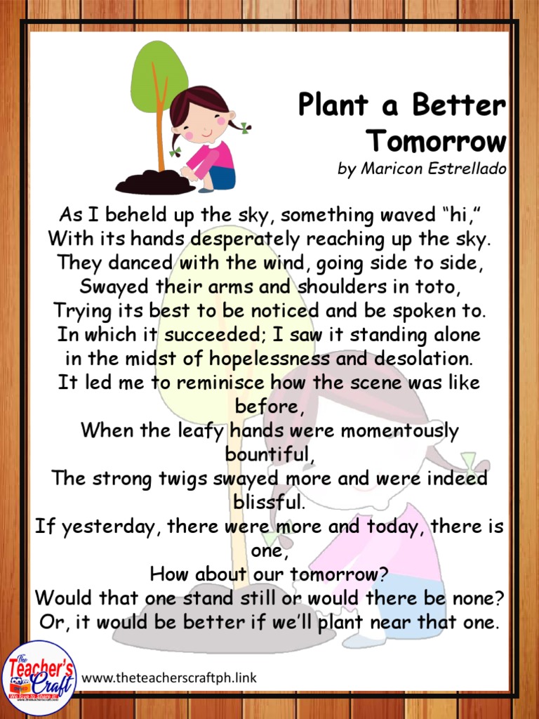 Plant A Better Tomorrow: by Maricon Estrellado | PDF | Oral Hygiene ...