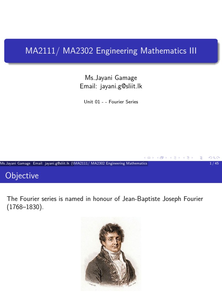 Unit 1 Fourier Series | PDF | Fourier Series | Fourier Transform Unit 1 Fourier Series | PDF | Fourier Series | Fourier Transform