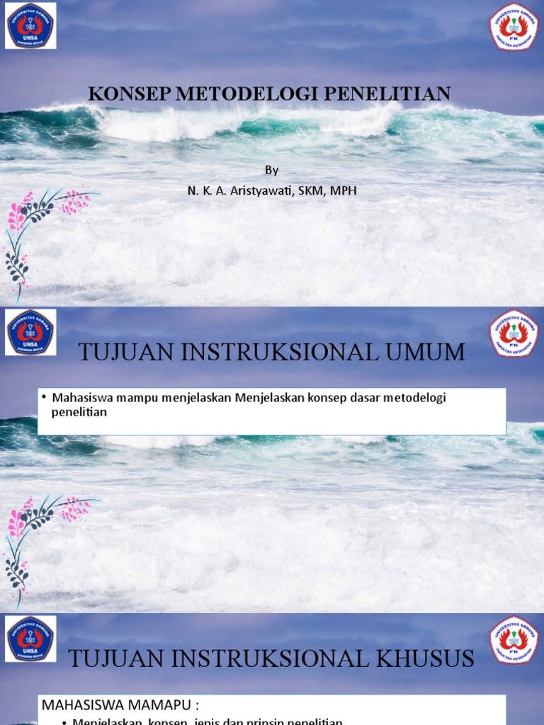 Metodologi Penelitian: Konsep dan Jenis | PDF | Pengembangan Diri ...