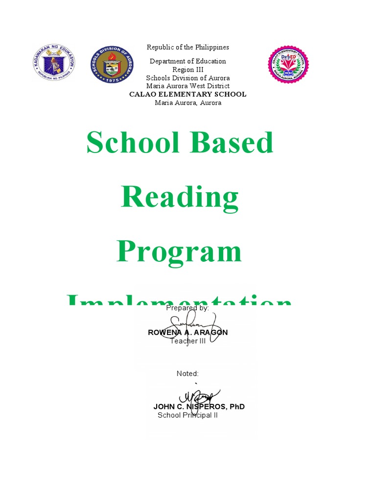 School Based Reading Implementation | Download Free PDF | Reading Comprehension | Pedagogy