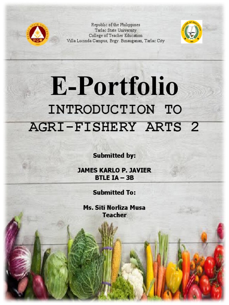 E-Portfolio: Introduction To Agri-Fishery Arts 2 | Download Free PDF | Seed | Vegetables