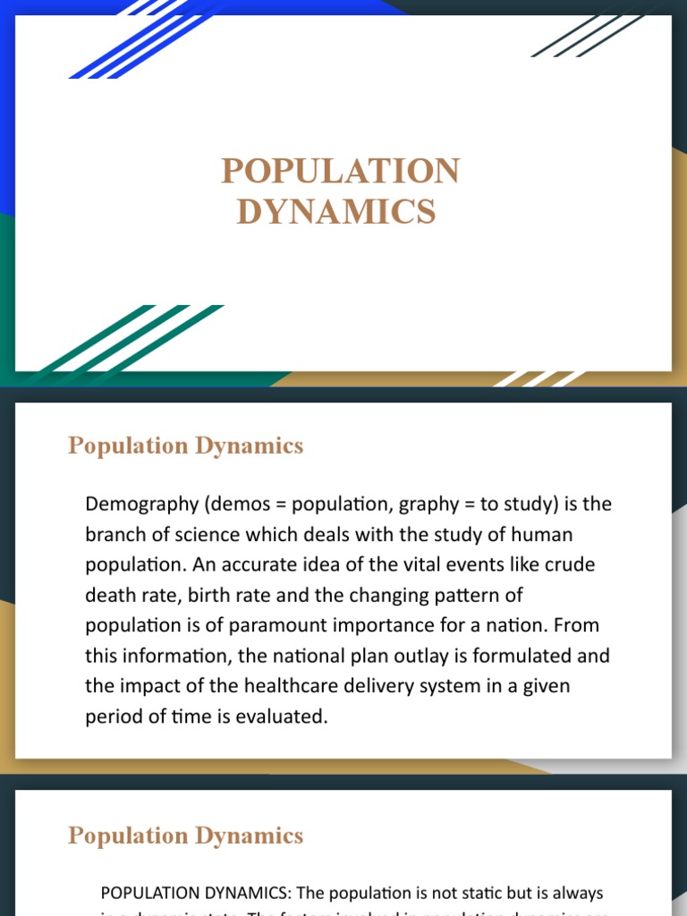 Population Dynamics | PDF | Family Planning | Birth Control
