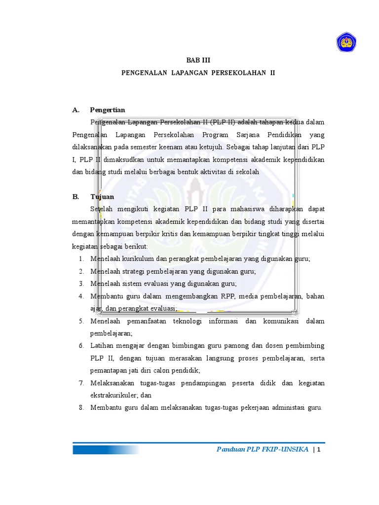 Perangkat Penilaian PLP 2 | PDF