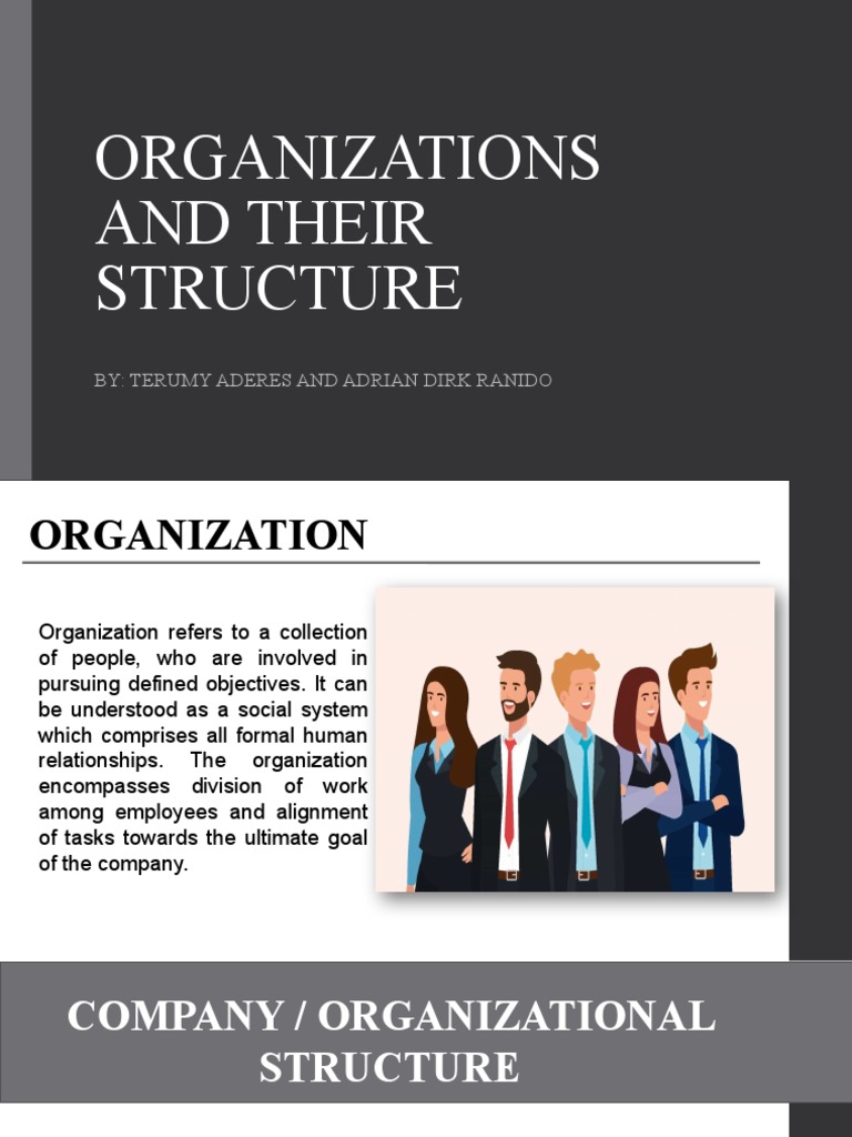 Organizations and Their Structure | PDF | Organizational Structure ...