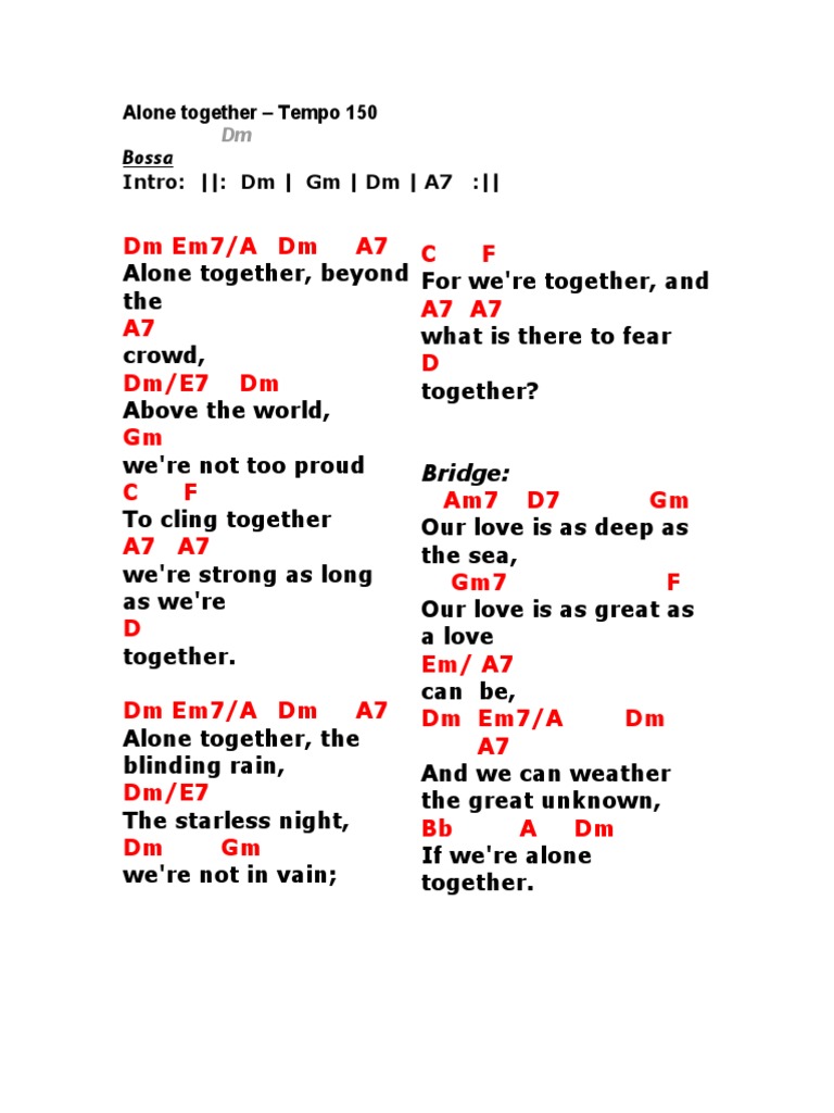 Alone Together | PDF