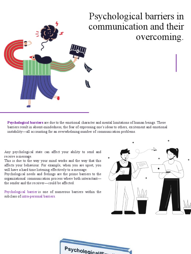 Overcoming Psychological Barriers in Communication | PDF ...