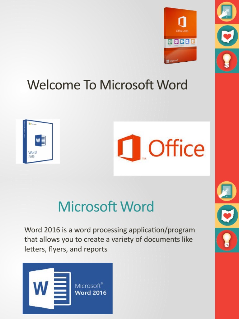 Welcome To Microsoft Word | PDF | Microsoft Word | Page Layout