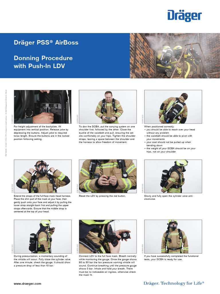 Pss Air Boss Donning Po PDF 10989 en Master | PDF | Gases | Diving ...
