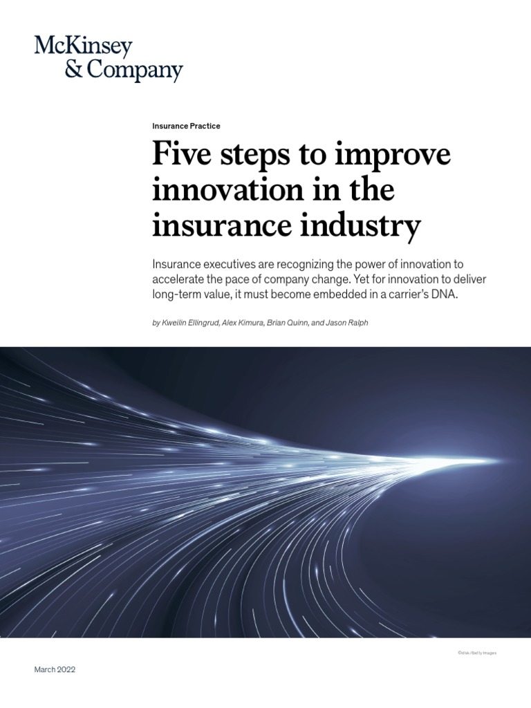 Five Steps To Improve Innovation in The Insurance Industry | PDF ...