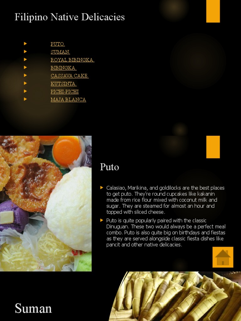 Filipino Native Delicacies-Action Button | PDF | Regional & Ethnic Food ...