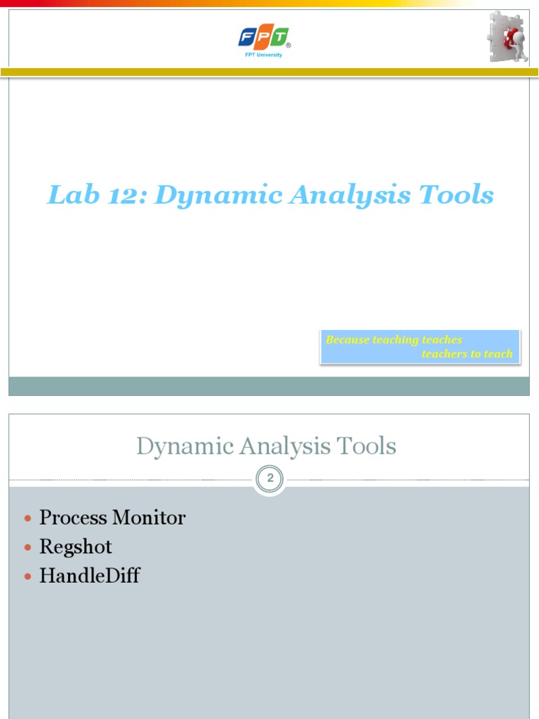 Dynamic Analysis Tools for Malware Forensics | PDF