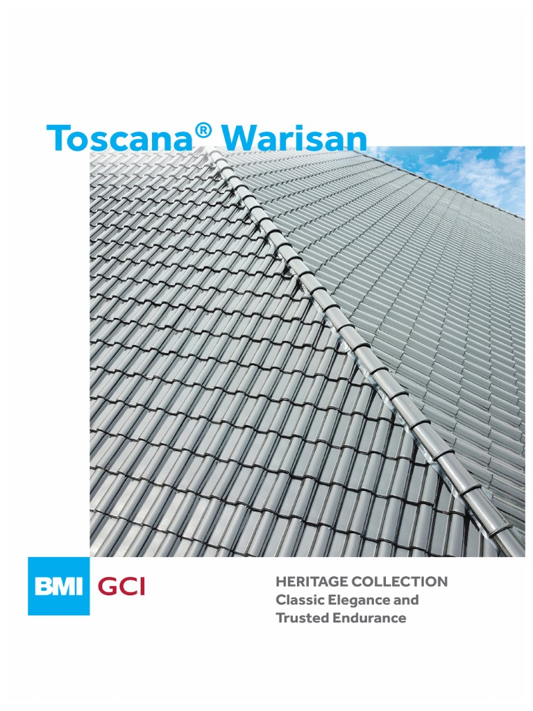 BMI GCI Toscana Warisan Roof Tiles | PDF