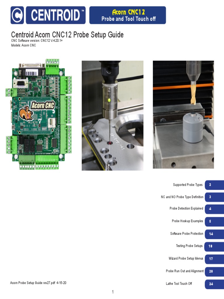Acorn Probe Setup | PDF | Switch | Electrical Connector