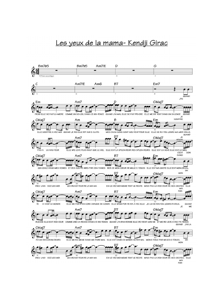 Les Yeux de La Mama | PDF