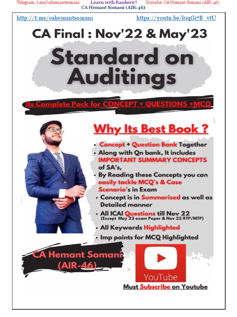 Sa Audit Hemant Somani Org | PDF | Communication