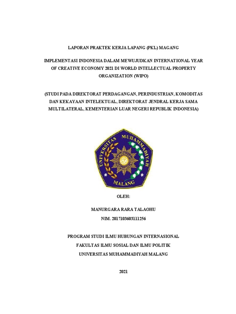Laporan Praktek Kerja Lapang | PDF