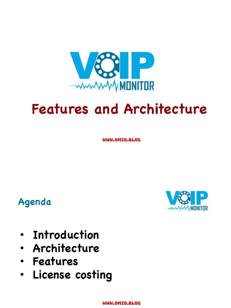 VoIPMonitor Features and Architecture | PDF | Session Initiation Protocol | Voice Over Ip