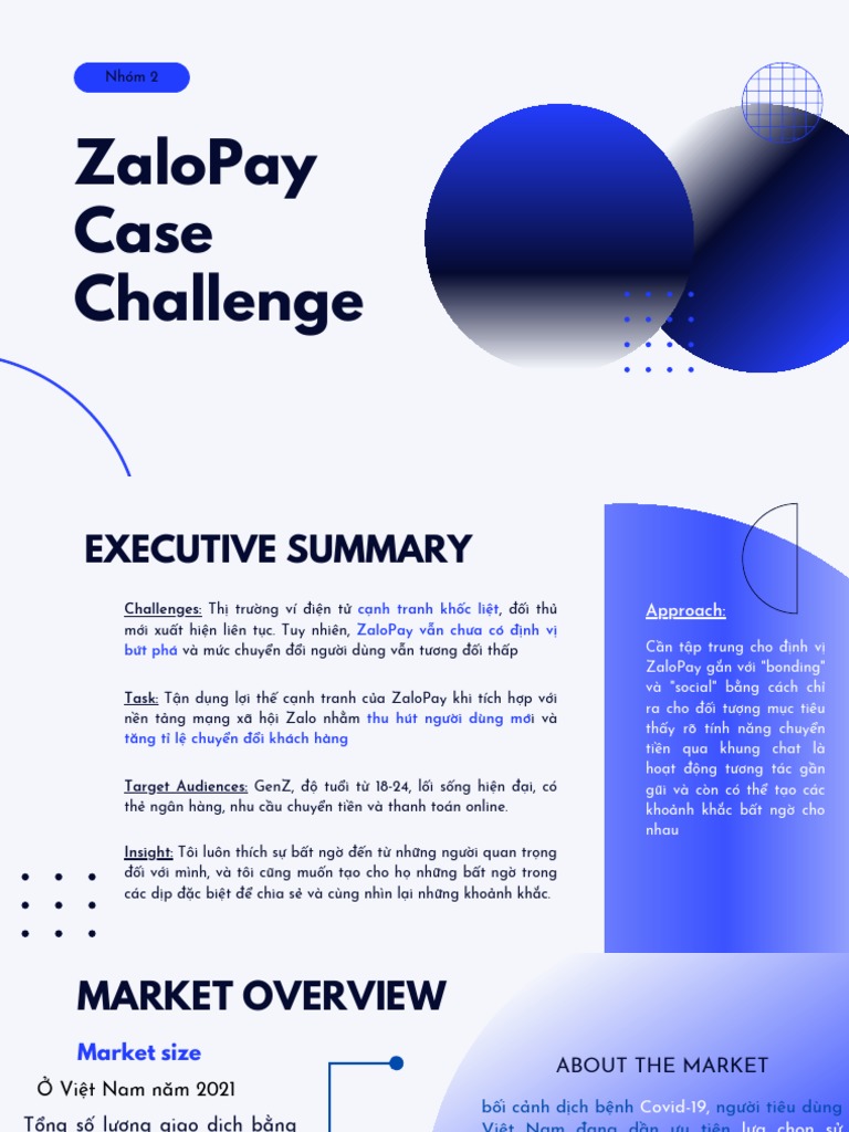 ZaloPay Case Challenge Nhóm 2 | PDF