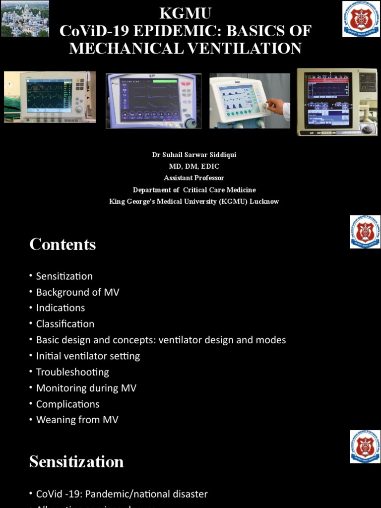Basics of Ventilation | PDF | Physiology | Diseases And Disorders