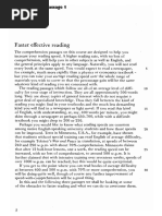 Reading Speed Test Guide | PDF