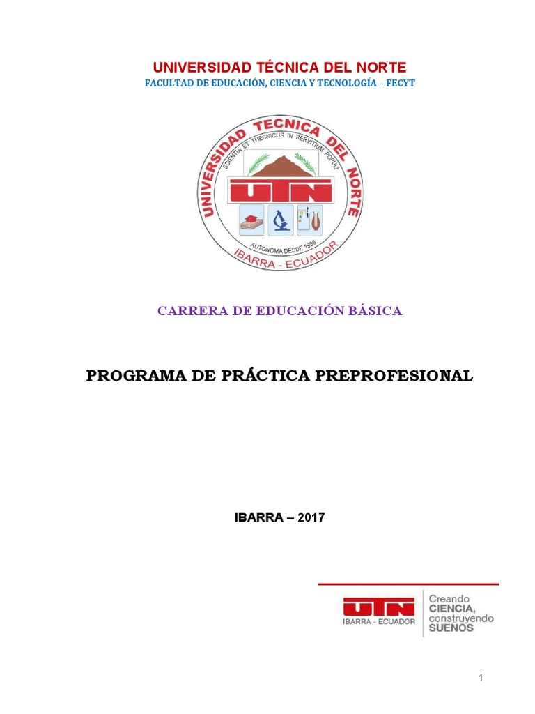 Programa Practica PP Eb-Utn | PDF | Aprendizaje | Plan de estudios