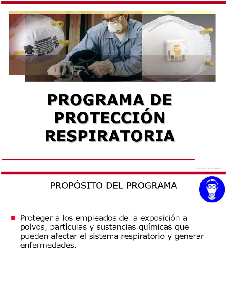 Programa de Proteccion Respiratoria | PDF | Contaminación | Sistema ... Programa de Proteccion Respiratoria | PDF | Contaminación | Sistema ...