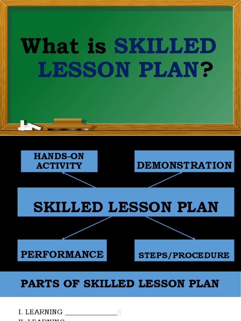 Skilled Lesson Plan | PDF | Lesson Plan | Cognition