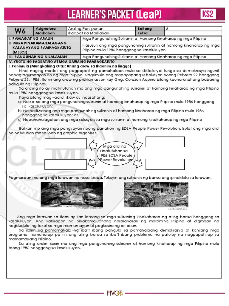 Iv. Yugto NG Pagkatuto at Mga Gawaing Pampagkatuto | PDF
