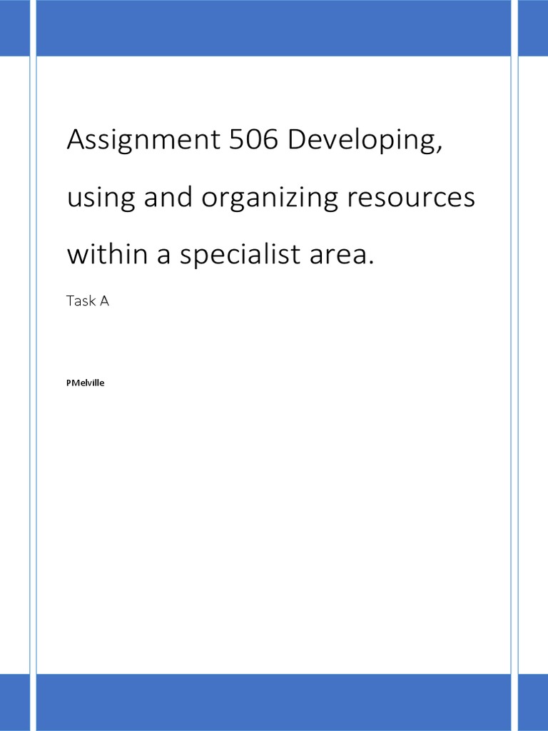 Analyzing Effective Resource Design and Implementation for Inclusive ...